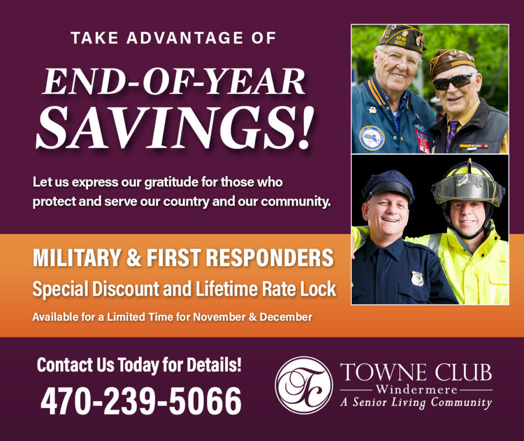 Towne Club Windermere: Cumming GA Senior Living Retirement